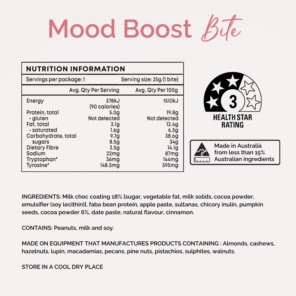 Mood Boost Chocolate Brownie Bite | The Mood Food Company